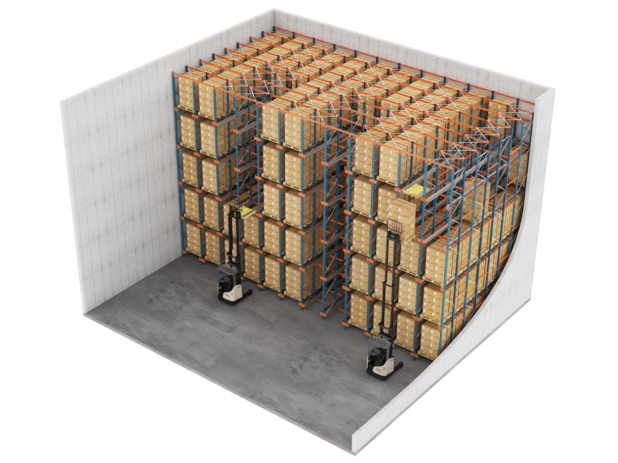 Regały satelitarne | System Pallet Shuttle - WDX S.A.